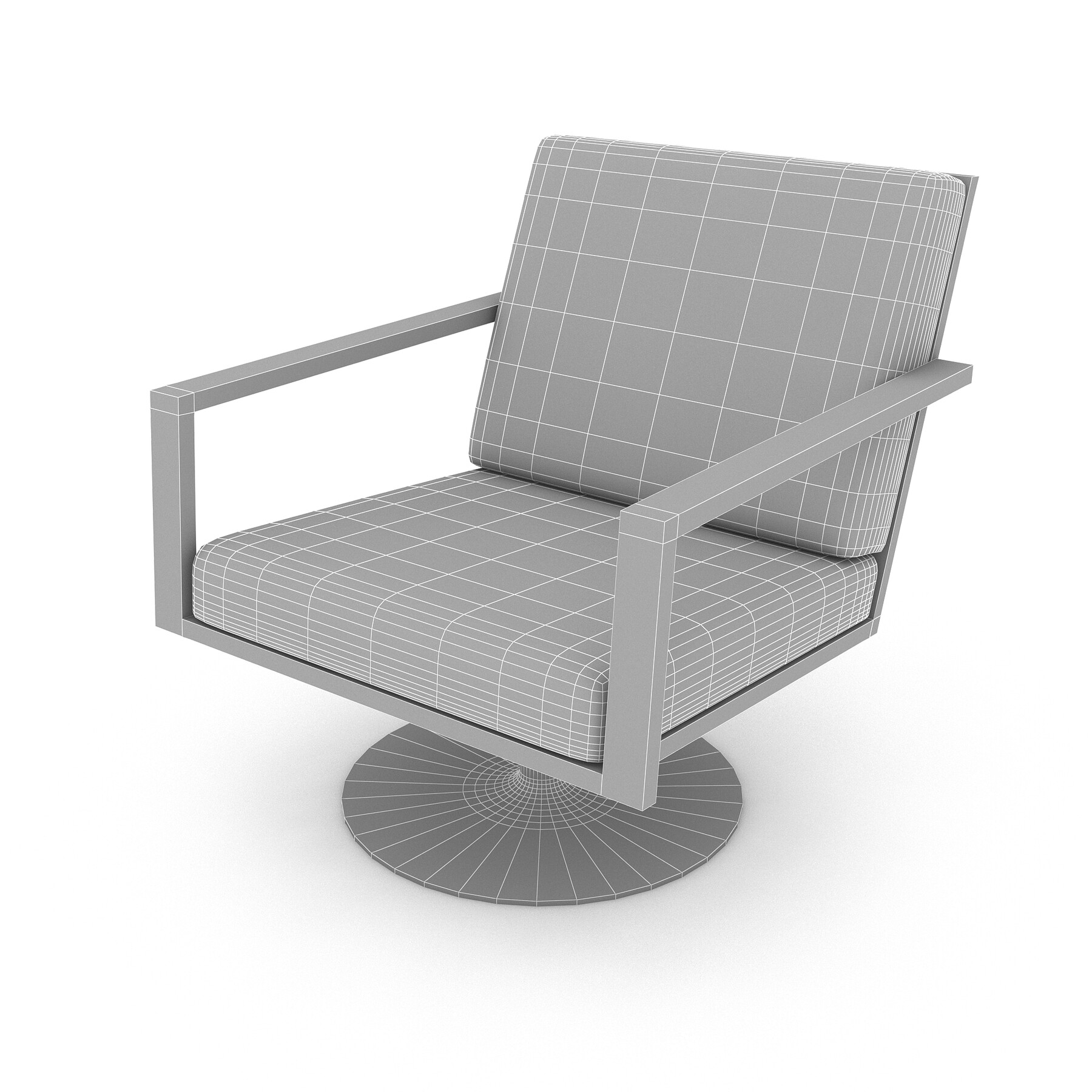 ArtStation - 3D modern metal chair 02 | Resources