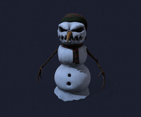ArtStation - Evil snowman | Resources