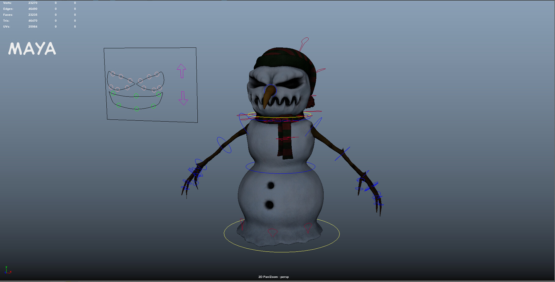 ArtStation - Evil snowman | Resources