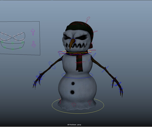ArtStation - Evil snowman | Resources