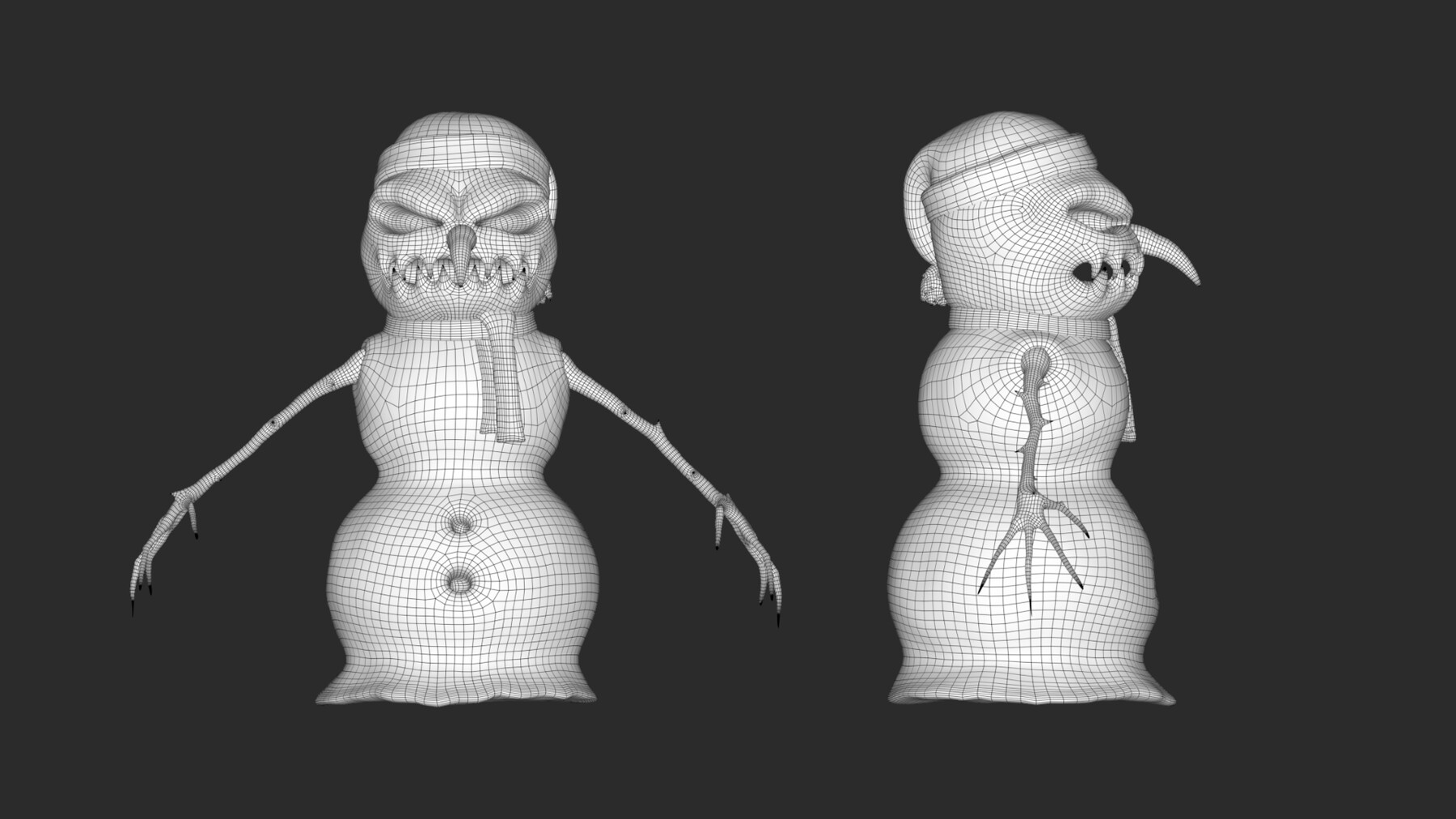 ArtStation - Evil snowman | Resources