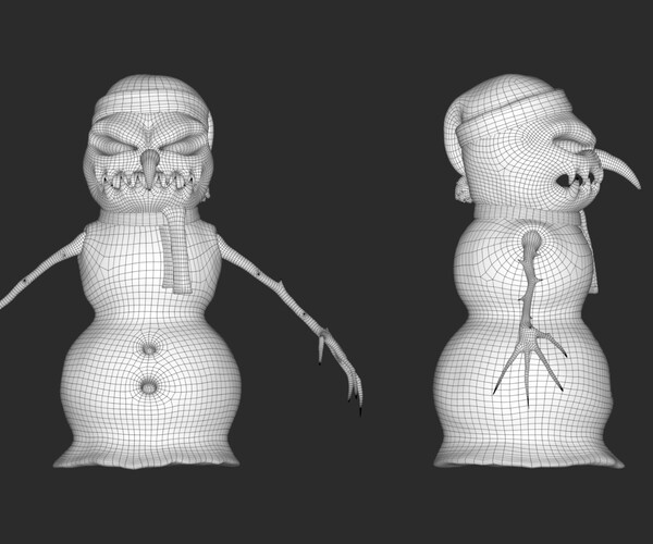 ArtStation - Evil snowman | Resources
