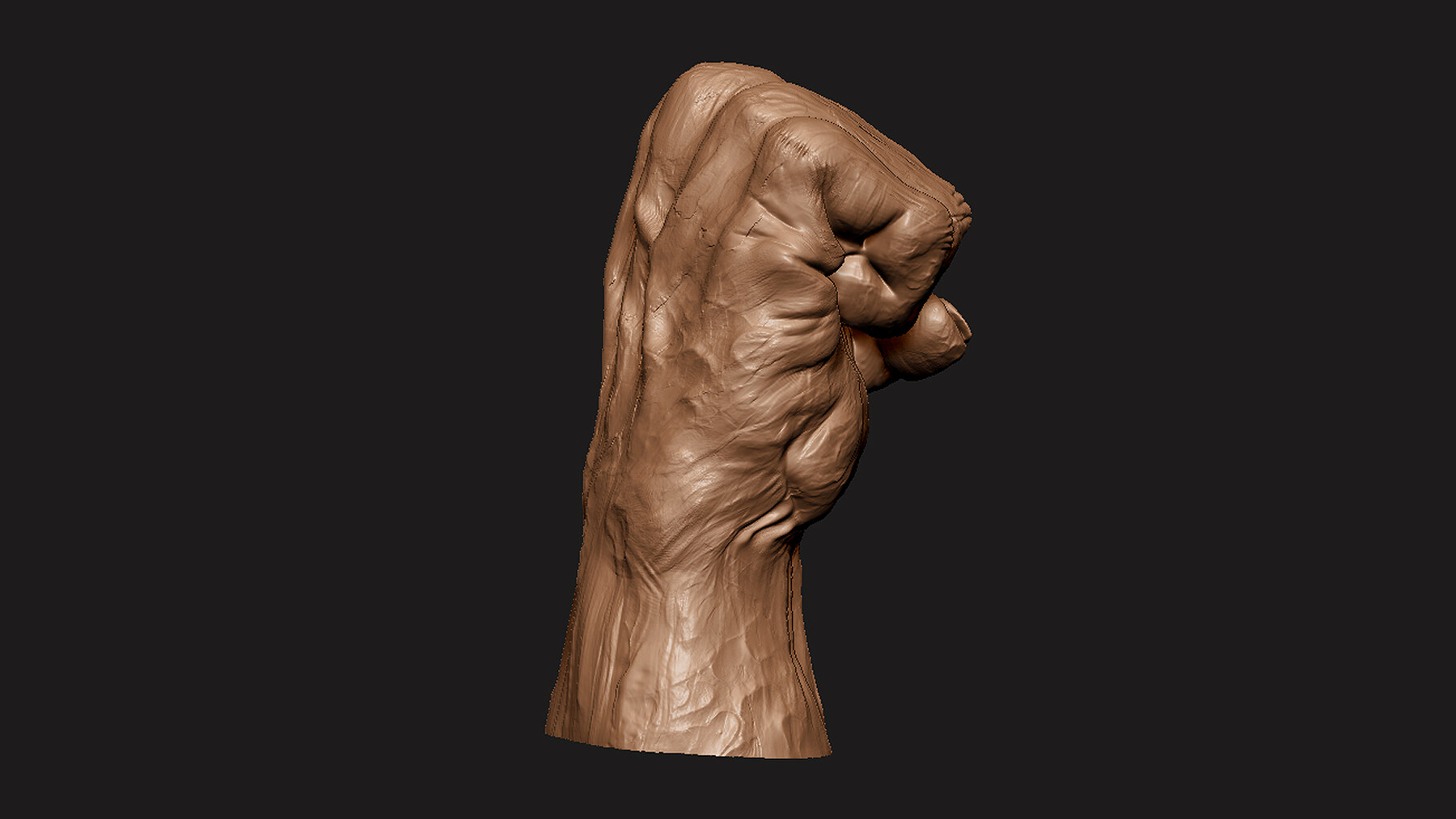 ArtStation - Fist Gesture 3D print model | Game Assets