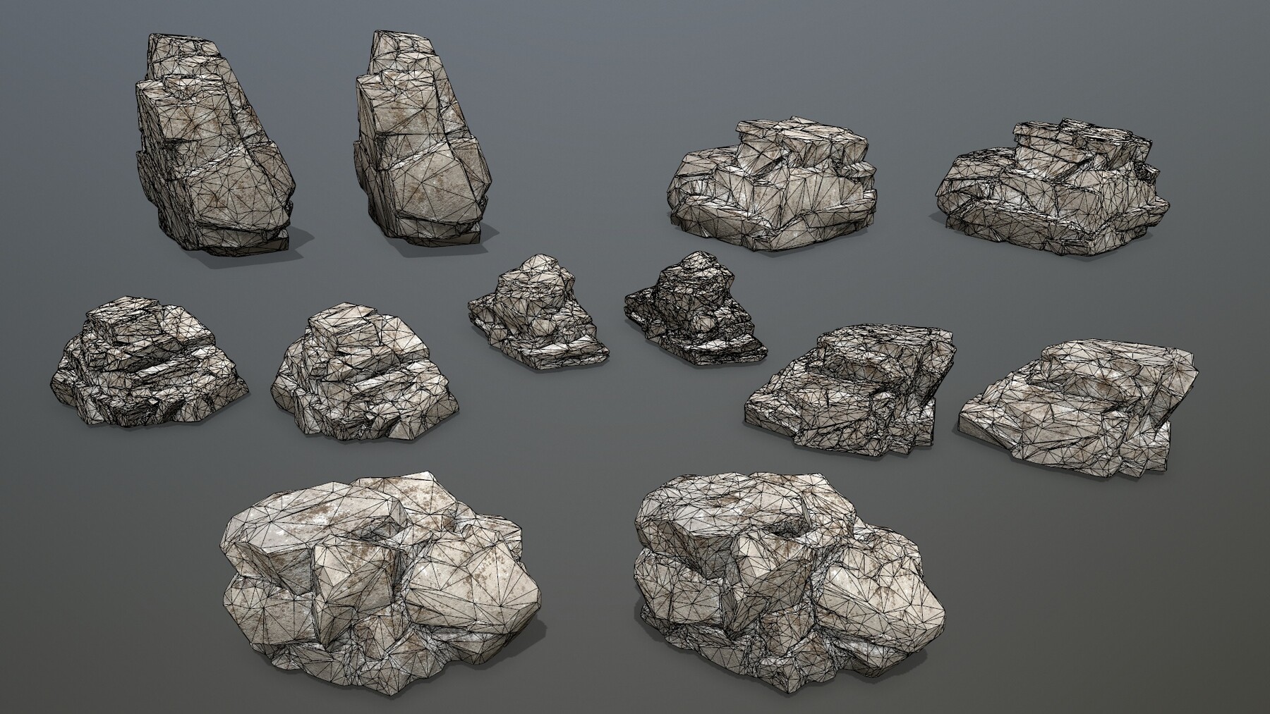 ArtStation - Rock Set | Game Assets