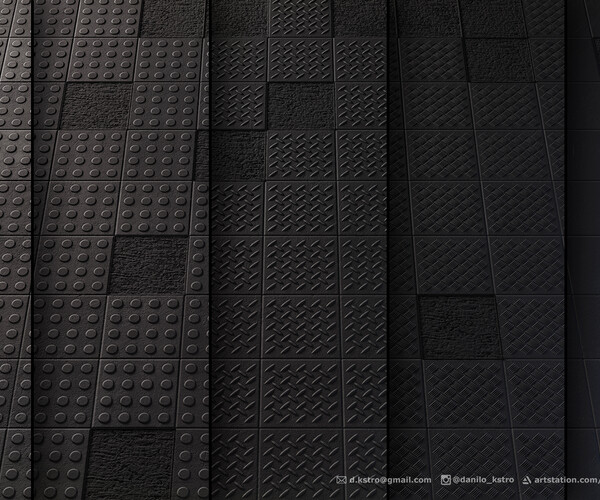 ArtStation - Customizable Rubber Flooring - Procedural Texture | Resources