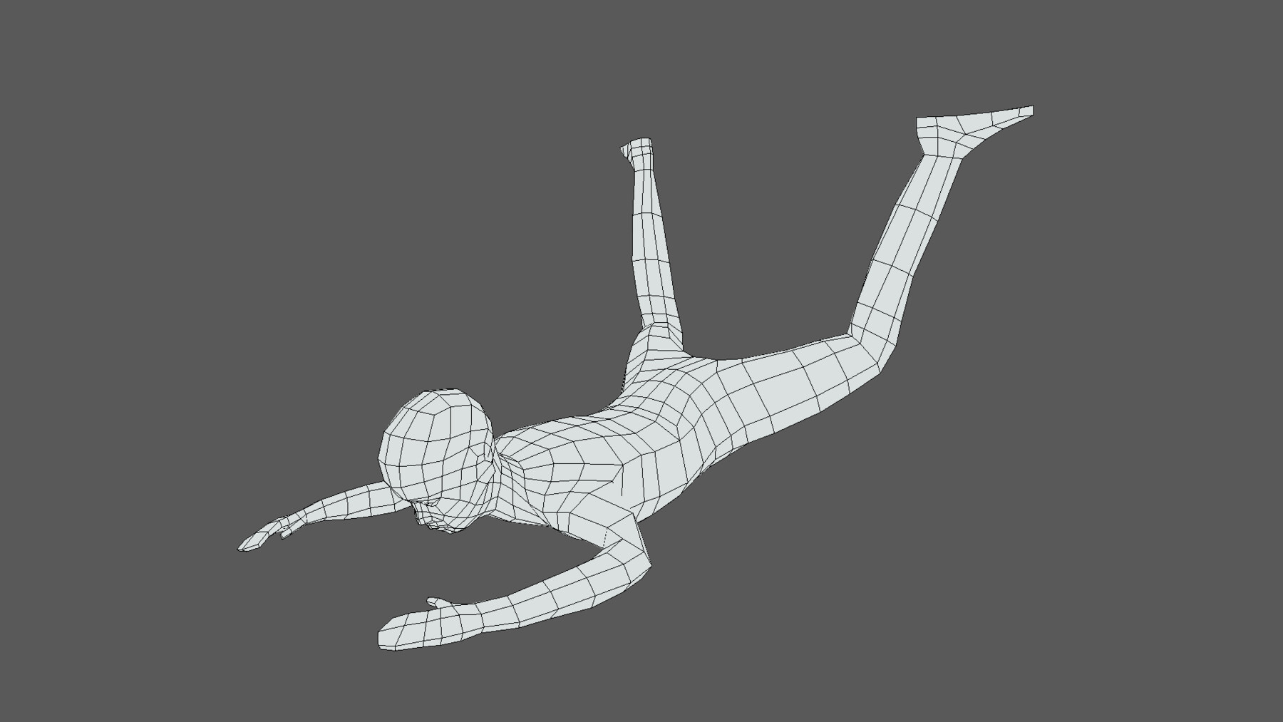 ArtStation - Low Poly Falling Kid | Game Assets