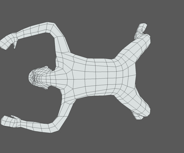 ArtStation - Low Poly Falling Kid | Game Assets