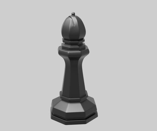 ArtStation - Bishop Chess Coin | Resources