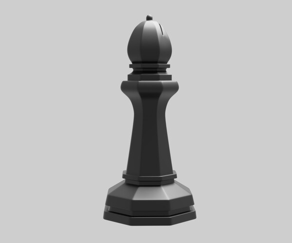 ArtStation - Bishop Chess Coin | Resources