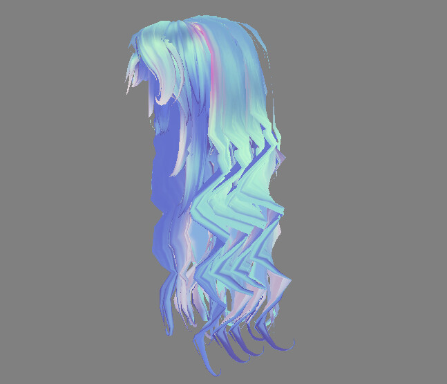ArtStation - Female hair | Game Assets