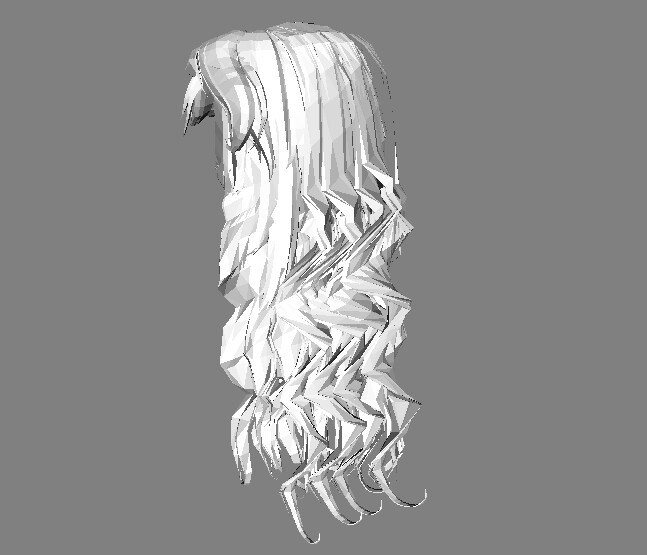 ArtStation - Female hair | Game Assets