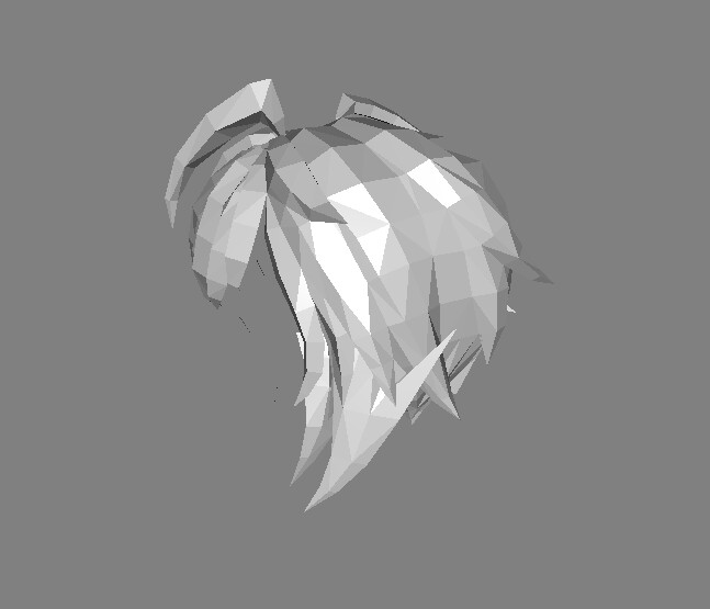 ArtStation - Female hair | Game Assets