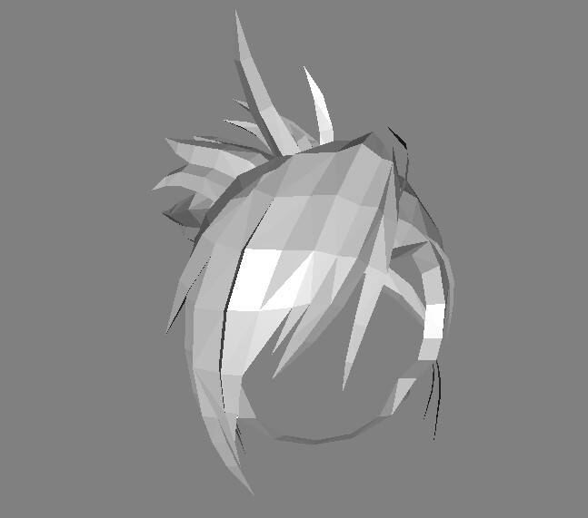 ArtStation - Female hair | Game Assets