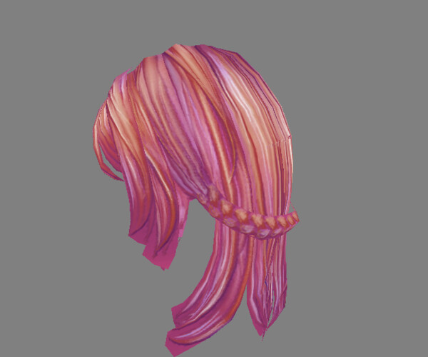 ArtStation - Female hair | Game Assets