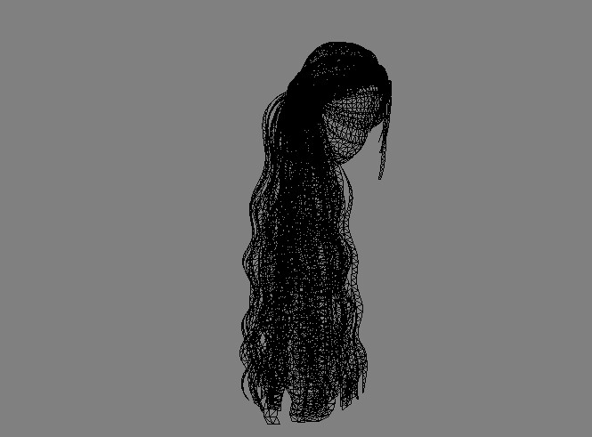 ArtStation - Sevem color female hair pack | Game Assets