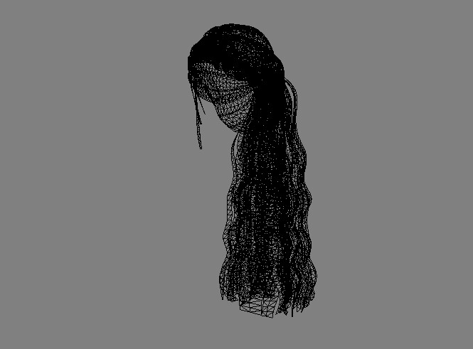ArtStation - Sevem color female hair pack | Game Assets