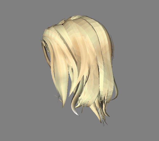 ArtStation - Female hair | Game Assets