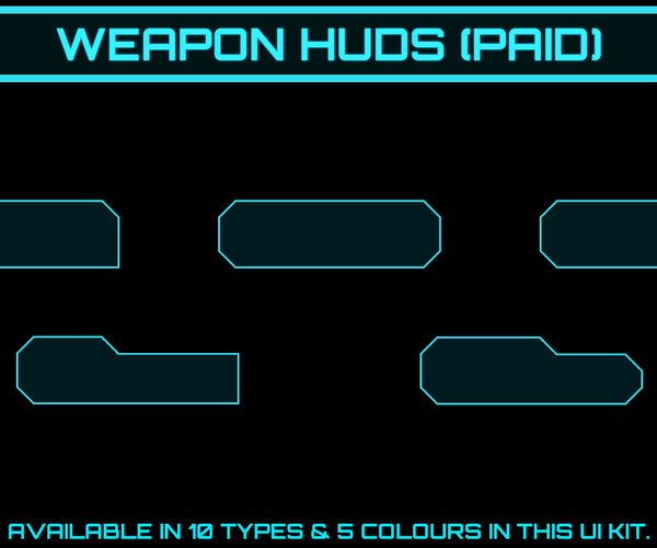 ArtStation - ULTIMATE SCI-FI UI KIT PRO-PC GAME UI ASSET | Game Assets