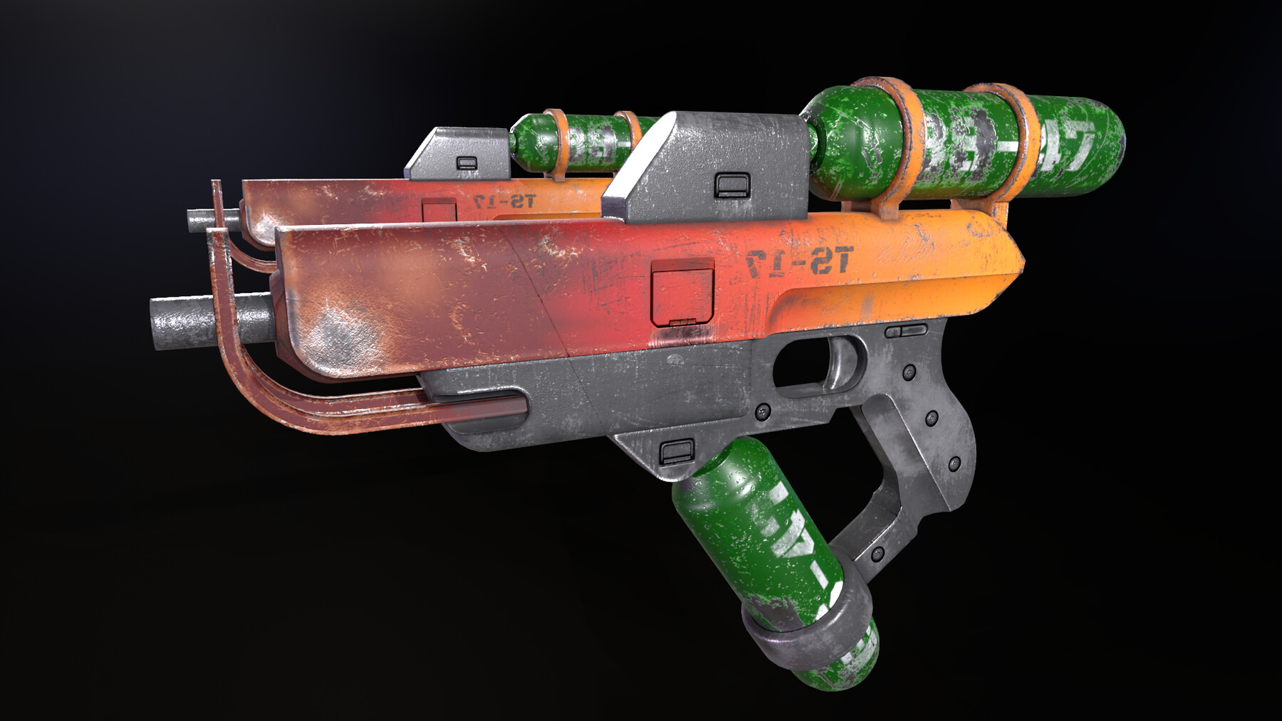 ArtStation - Stylized air gun | Game Assets