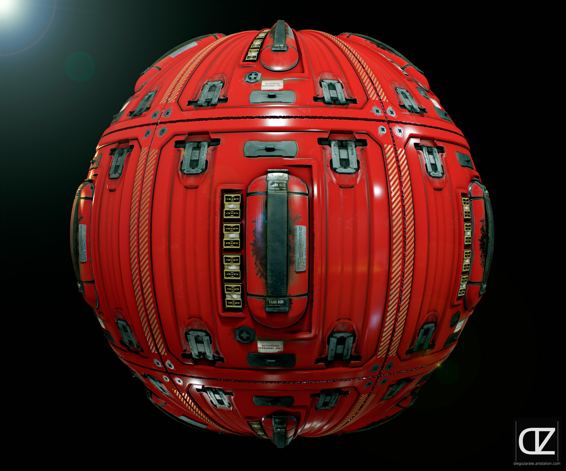 ArtStation - PBR - FIRE ROOM, FIRE STATION STYLE PANELS, SCIFI - 4K ...