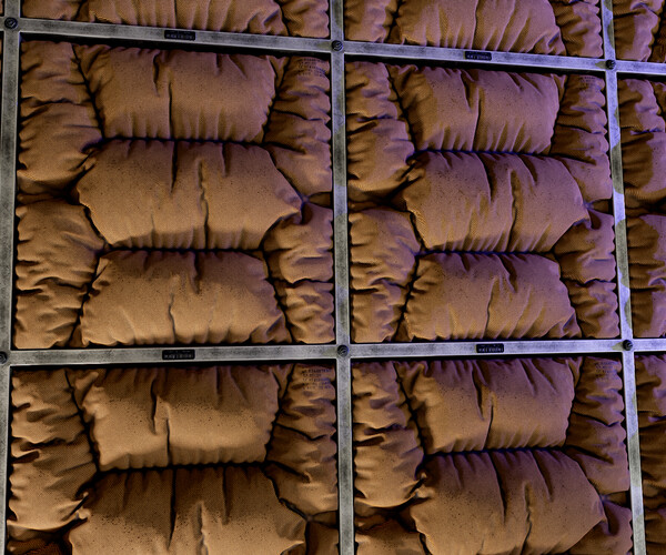 ArtStation - PBR - SOFT PUFFED PANELS, FUTURISTIC, MINIMALIST - 4K ...