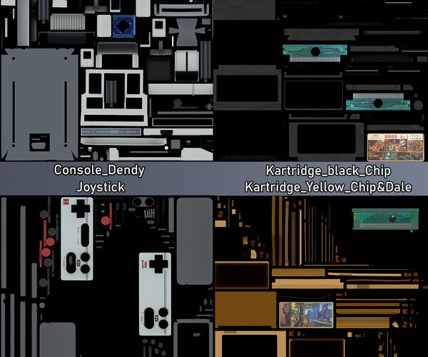 ArtStation - Dendy junior 2 NES Famicom | Resources