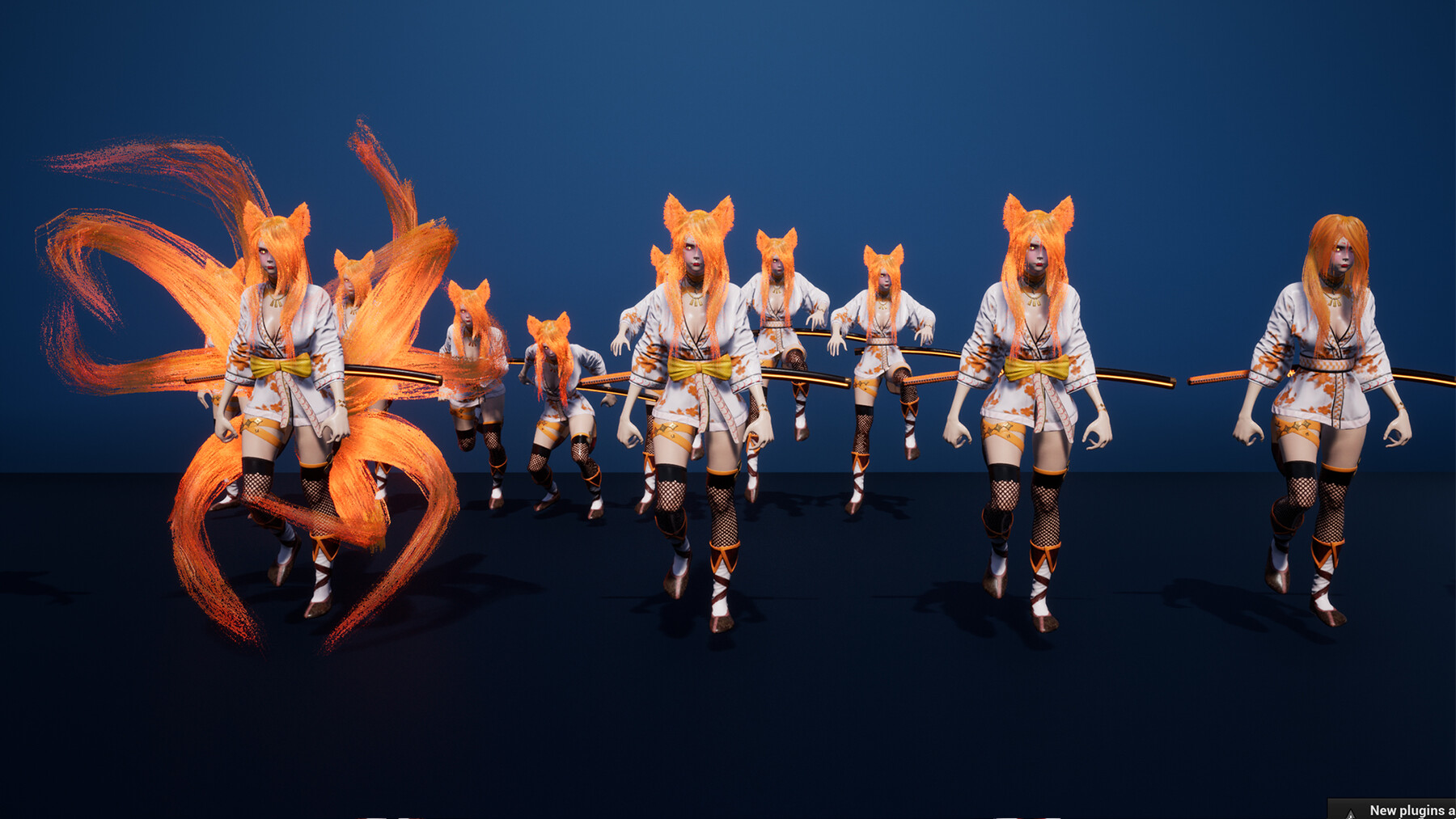 ArtStation - Kitsune Game Ready Low Poly Low-poly 3D model | Game Assets
