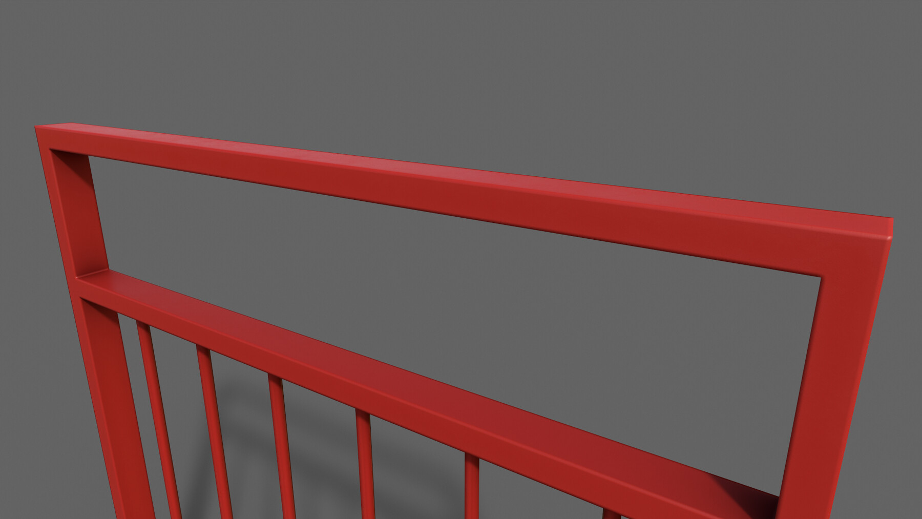 ArtStation - PBR Pedestrian Guard Rail (Red) Ver.4 | Game Assets
