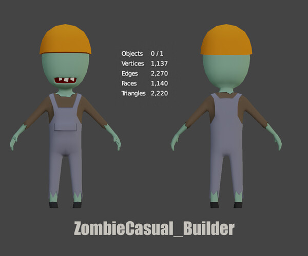 ArtStation - Сasual zombie characters | Resources
