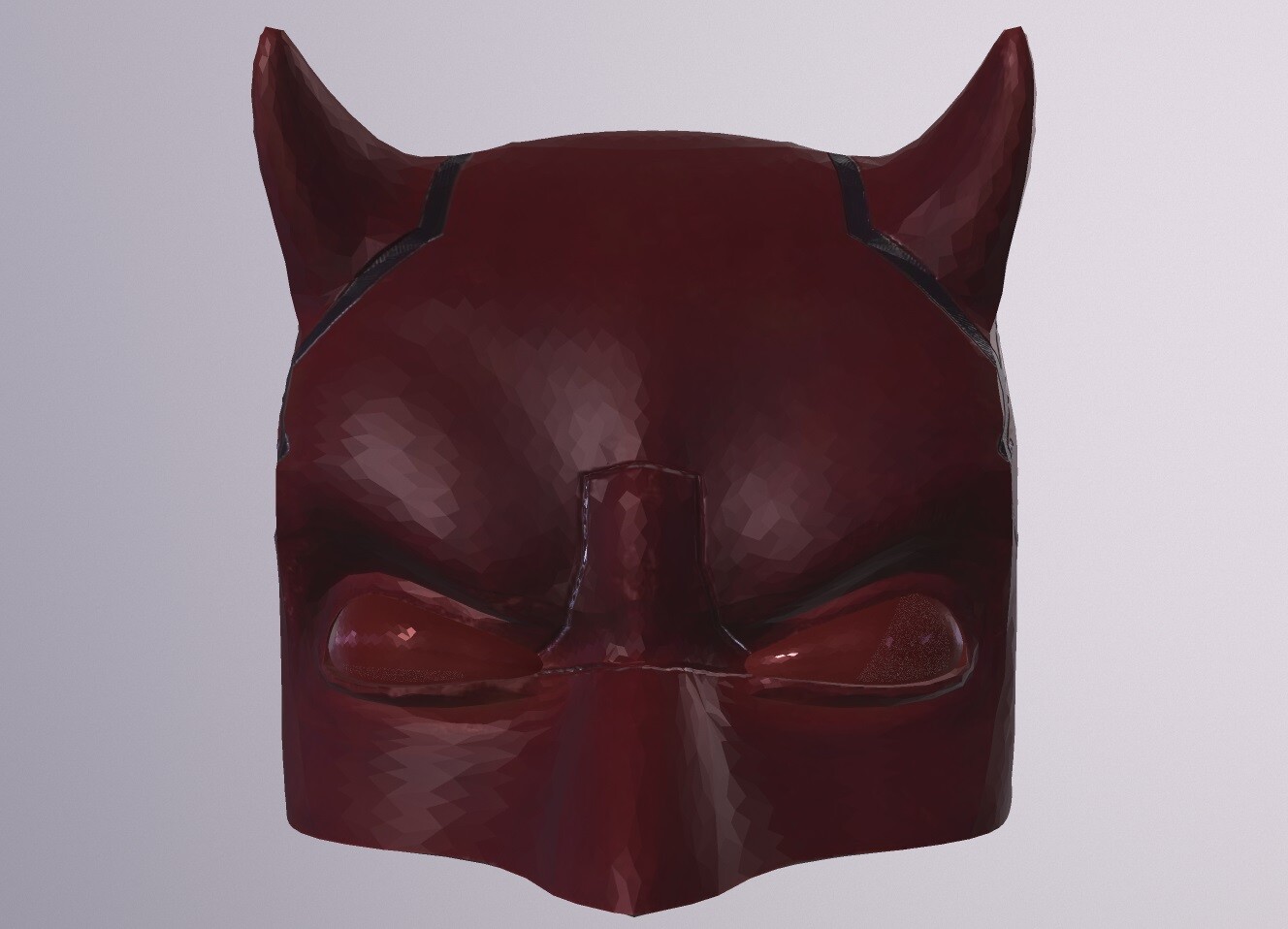 ArtStation - DAREDEVIL MASK MARVEL low-poly PBR | Game Assets