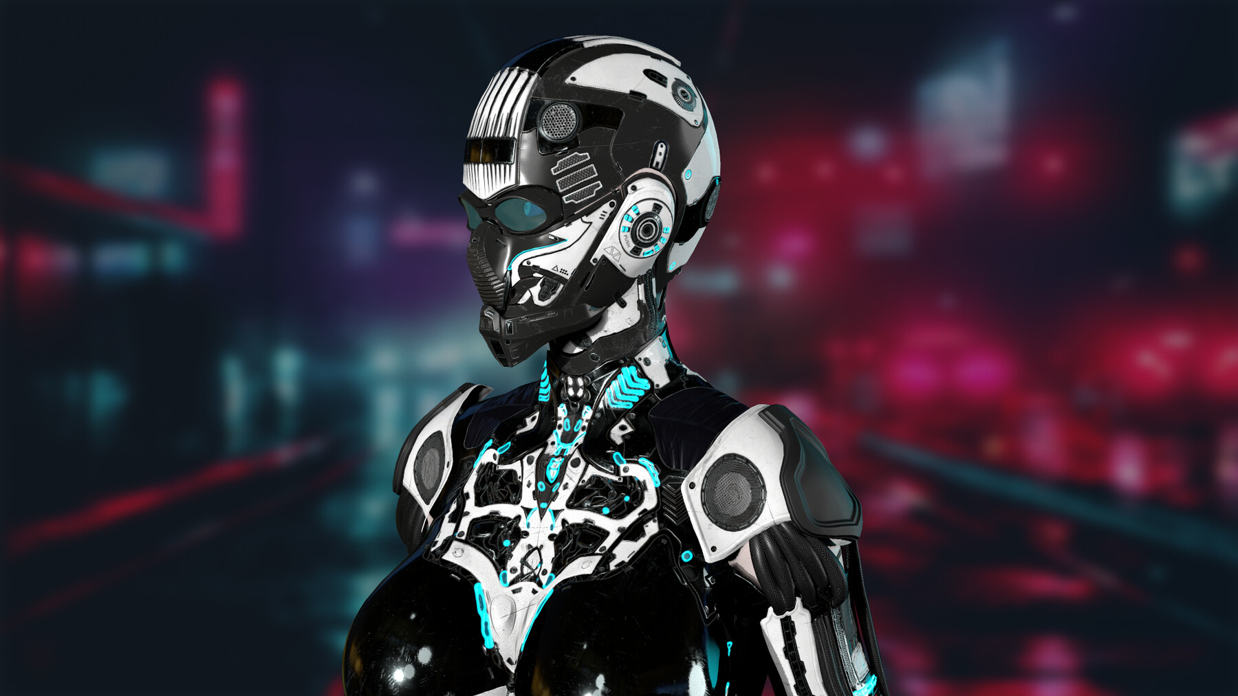ArtStation - Robot Girl 2 | Game Assets