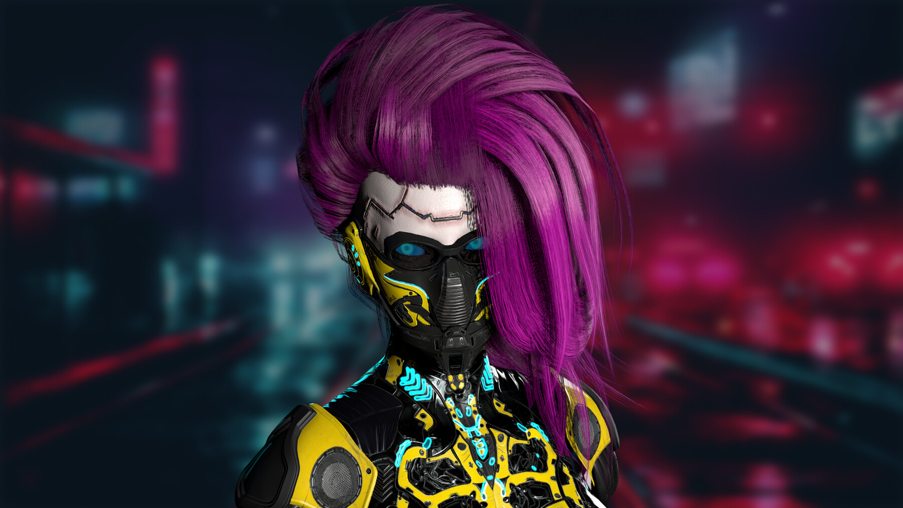 ArtStation - Robot Girl 2 | Game Assets