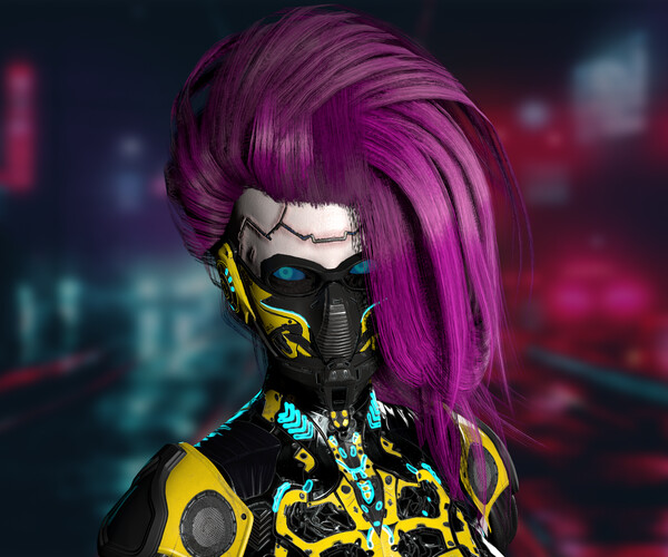 ArtStation - Robot Girl 2 | Game Assets