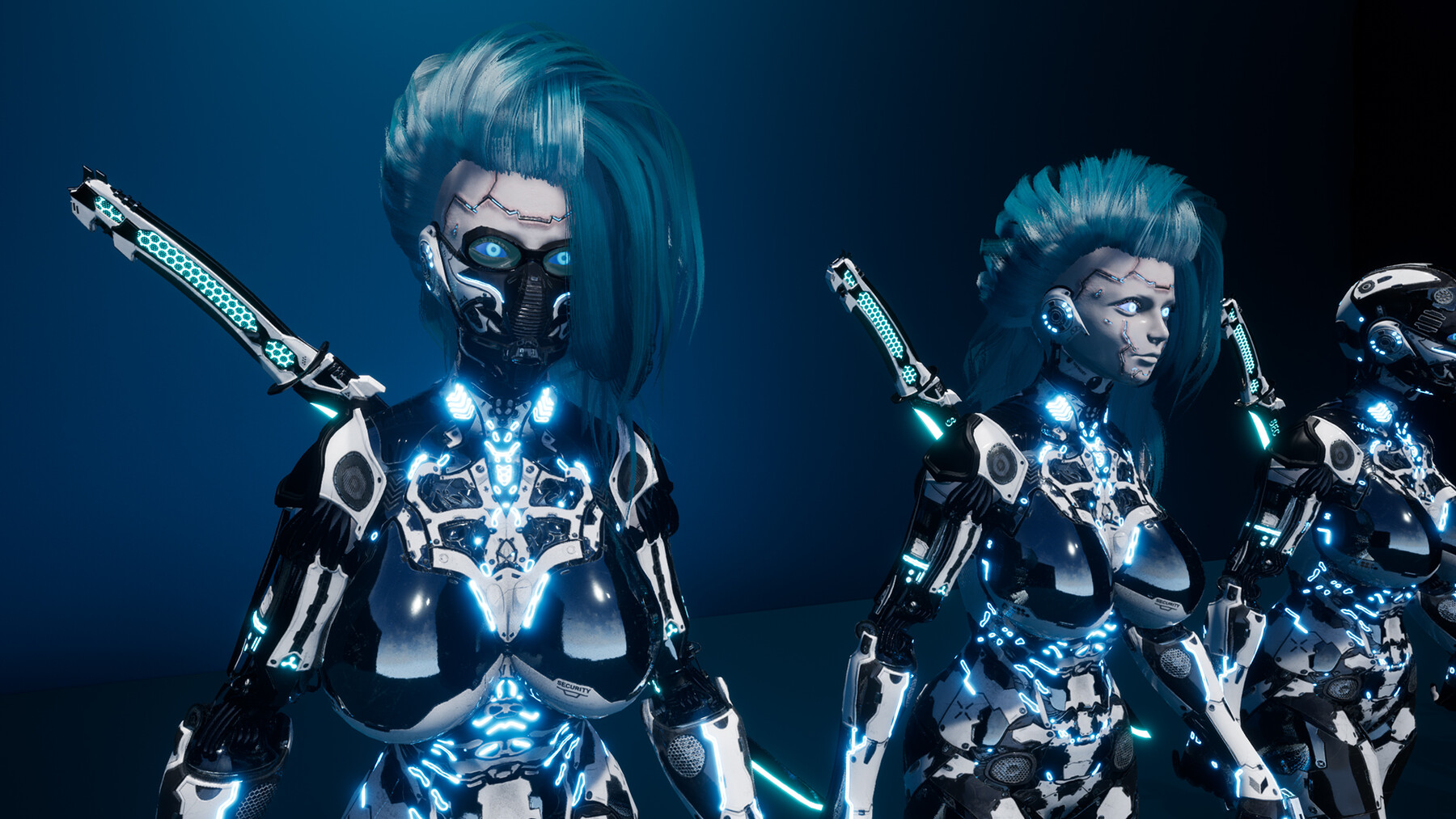 ArtStation - Robot Girl 2 | Game Assets