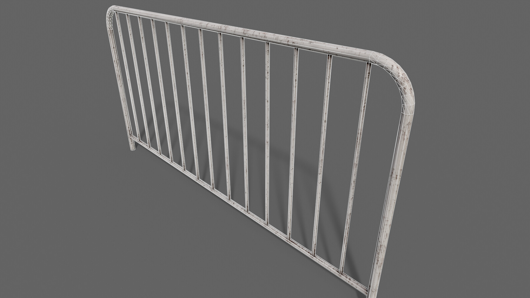ArtStation - PBR Pedestrian Guard Rail V1 | Game Assets