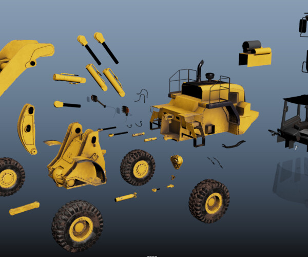 ArtStation - Wheel Loader | Resources