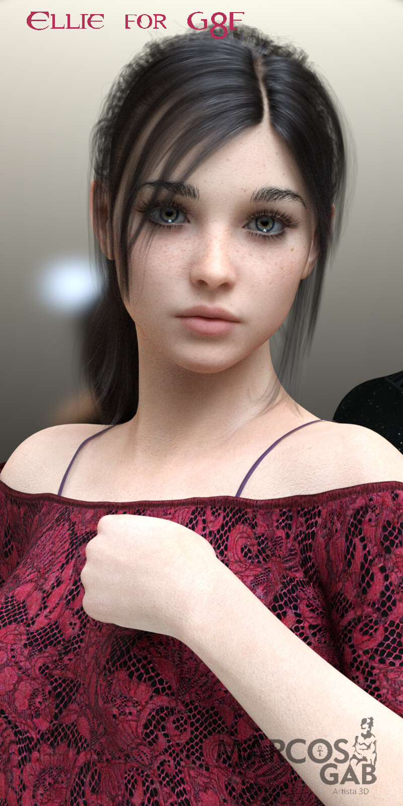 ArtStation - Ellie for Genesis 8 Female | Resources