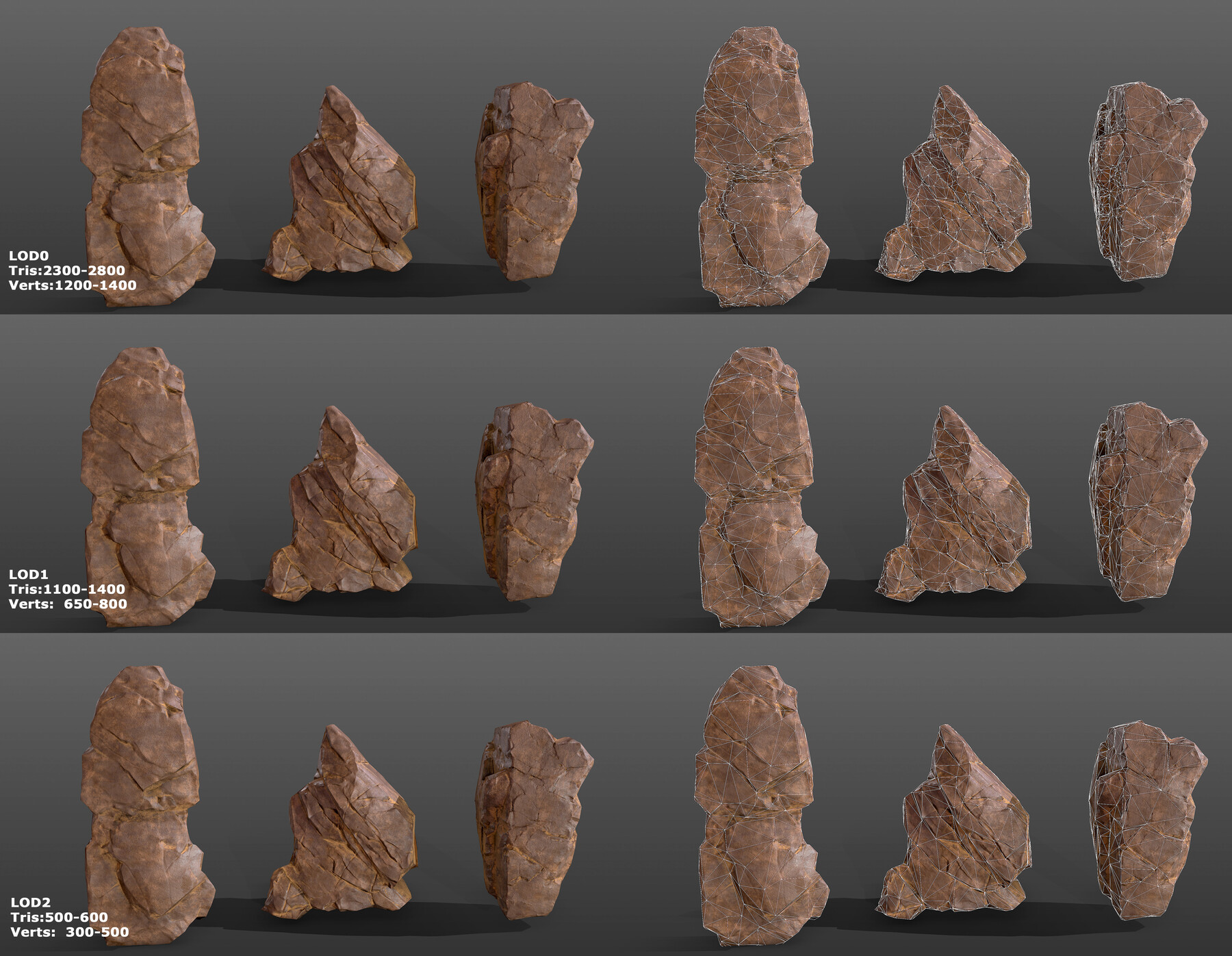 ArtStation - Stylized Modular Rocks - 3D Assets | Game Assets
