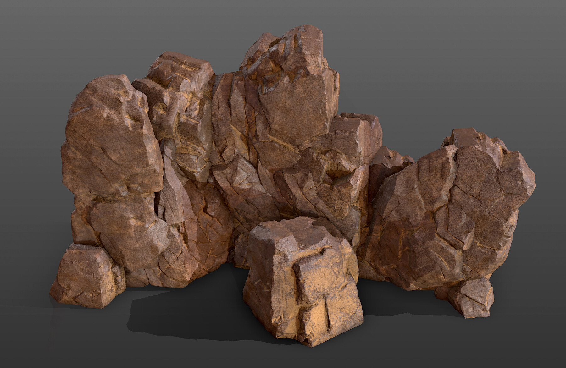 ArtStation - Stylized Modular Rocks - 3D Assets | Game Assets