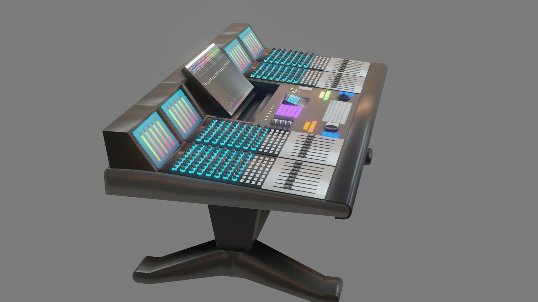 ArtStation - Digital Audio Mixer - Low Poly - Game Ready - PBR | Game ...