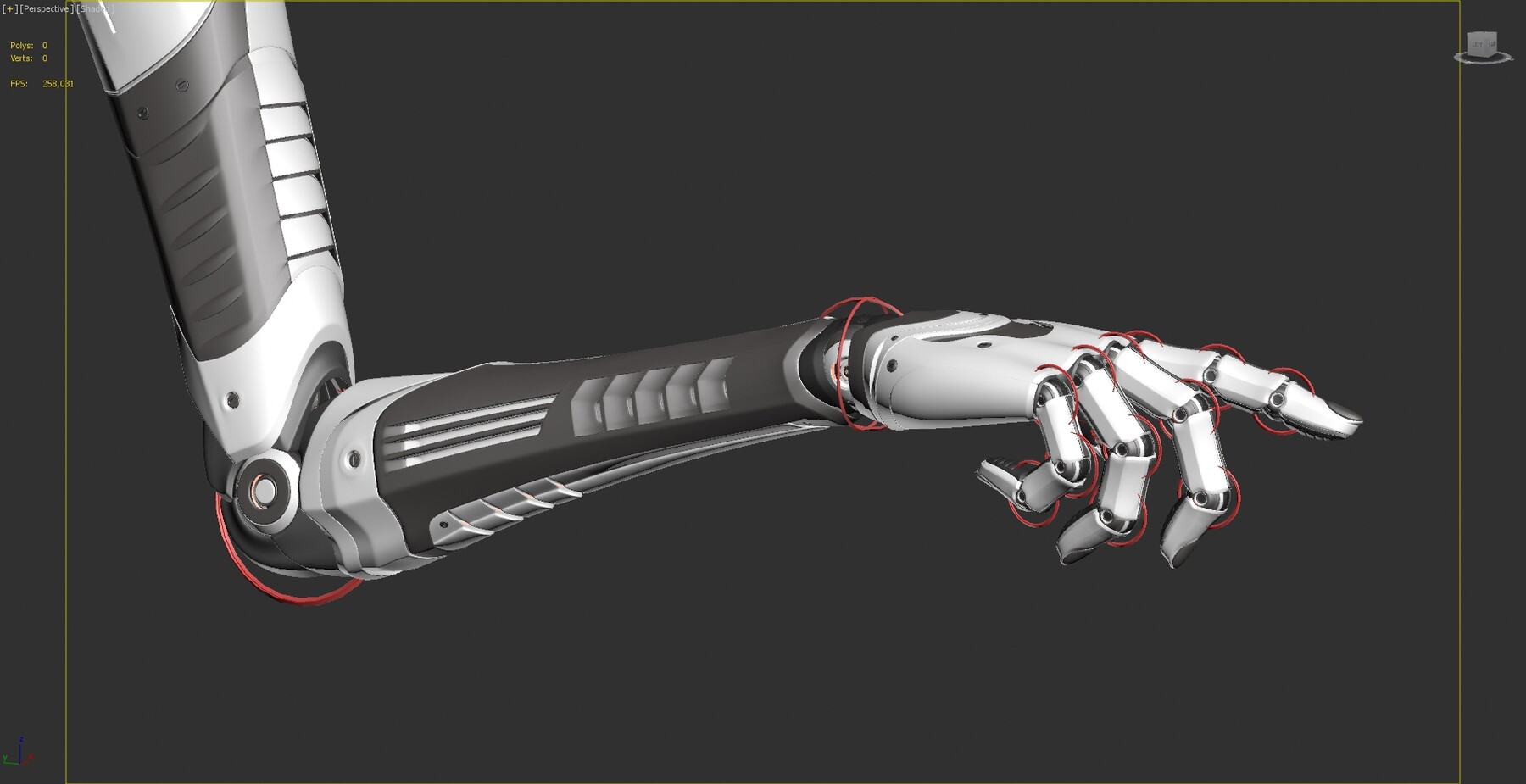 ArtStation - Sci - Fi Robot Woman Arm - Rigged 3D model | Resources