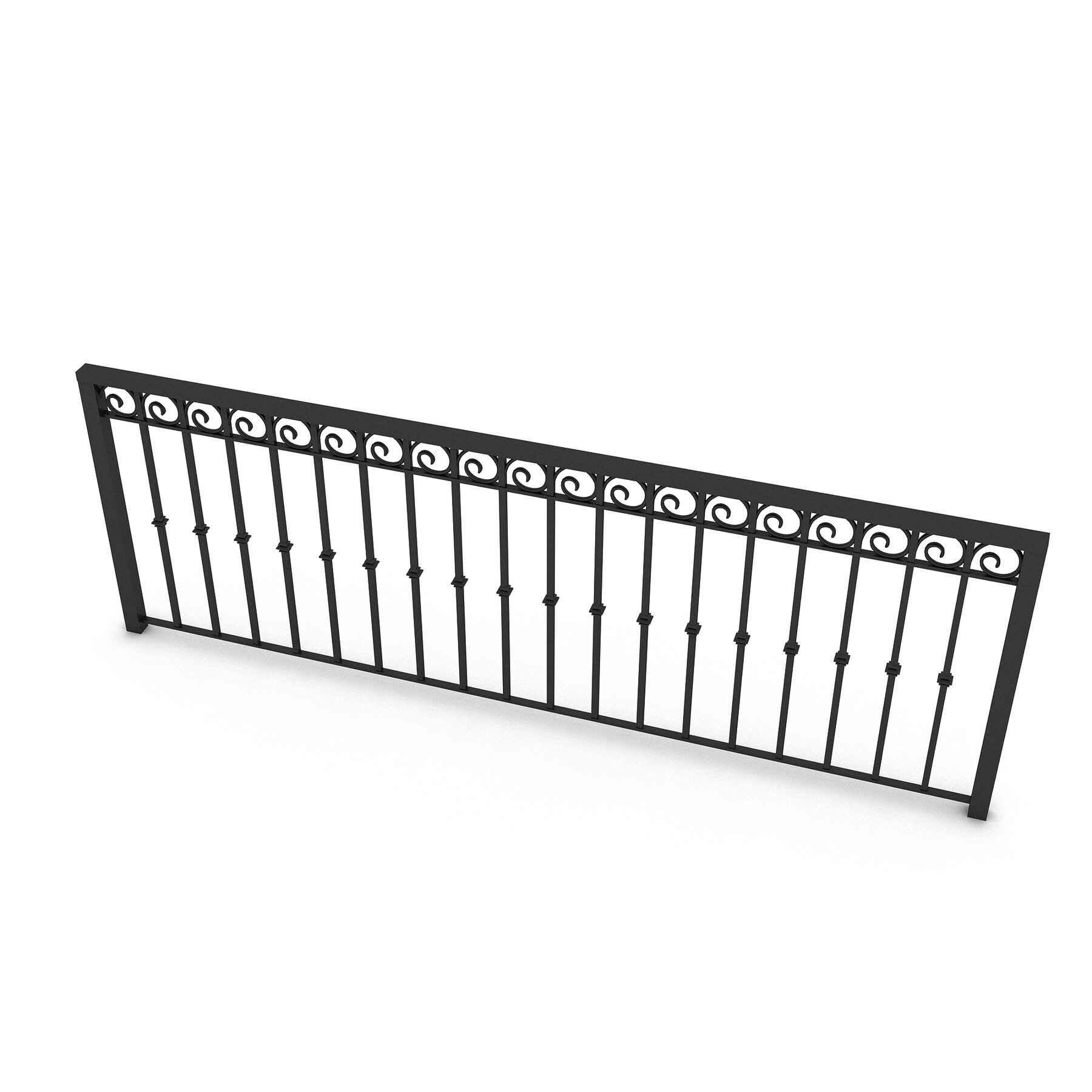 ArtStation - 3D modern railing 07 | Game Assets