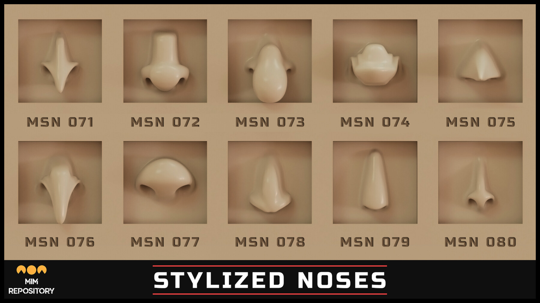 Nose Shapes Chart