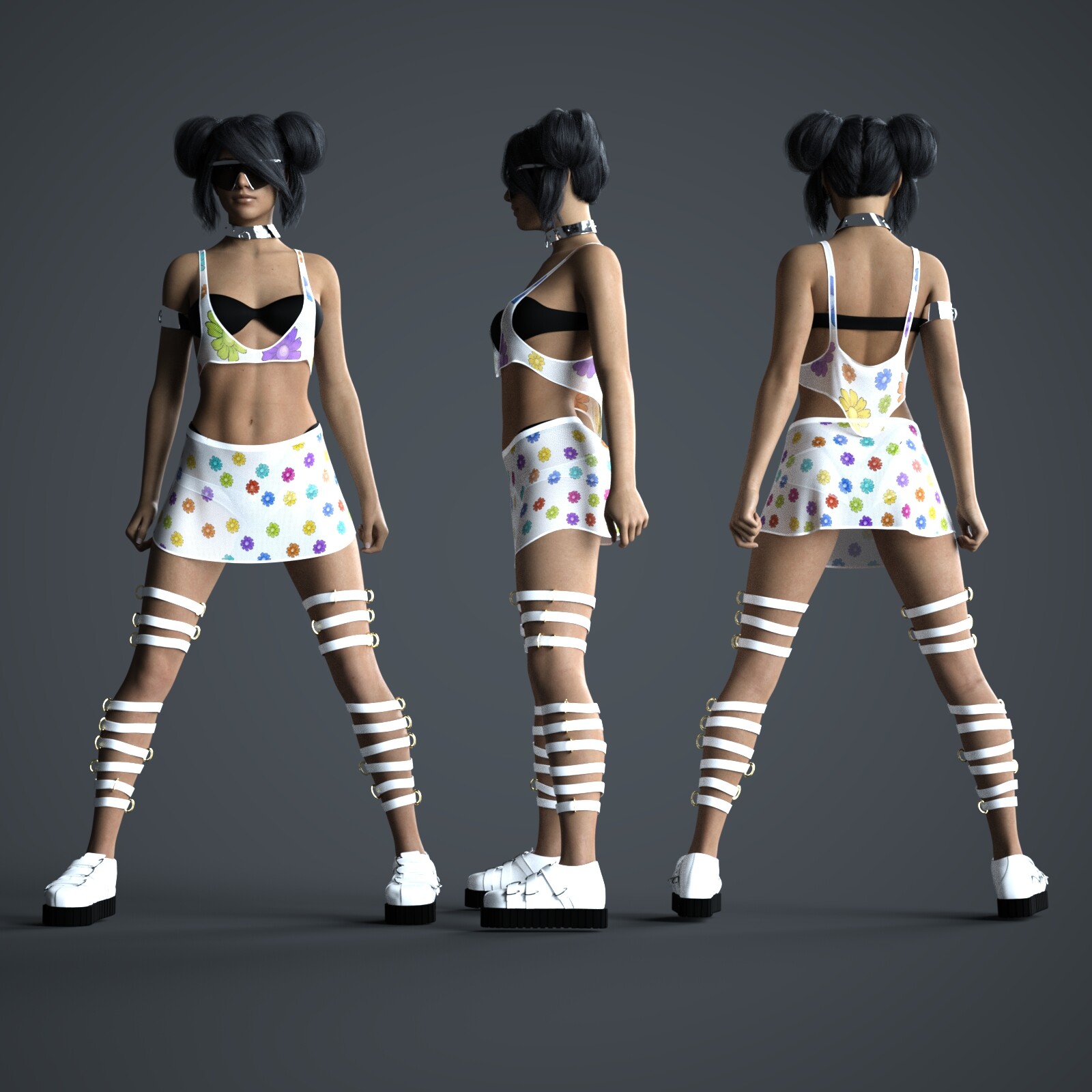 ArtStation - Hypno Girl Addon for Genesis 8 and 8.1 | Game Assets