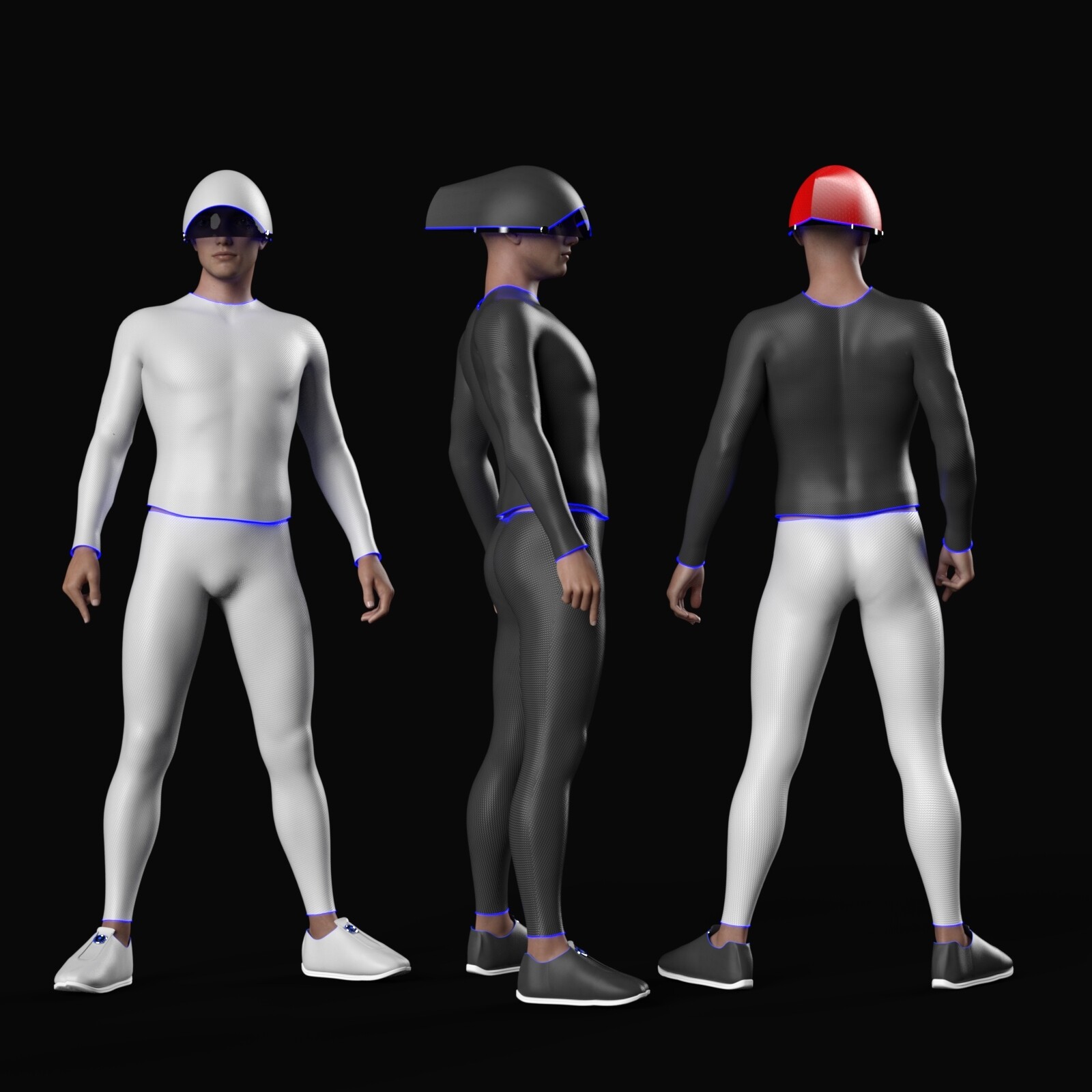 ArtStation - Cyber Ranger for Genesis 8 and 8.1 Male | Game Assets