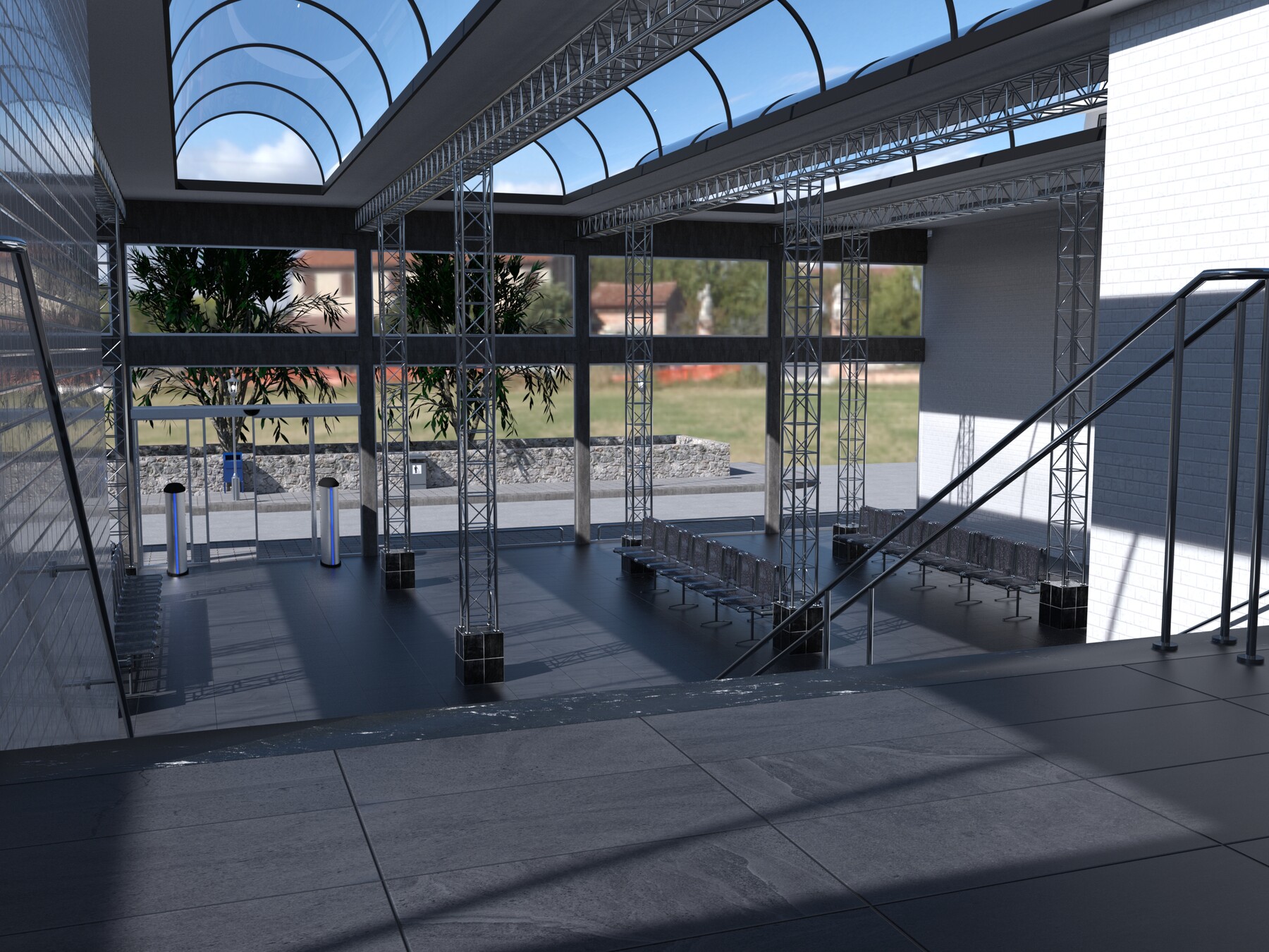 ArtStation - Waiting Hall | Game Assets