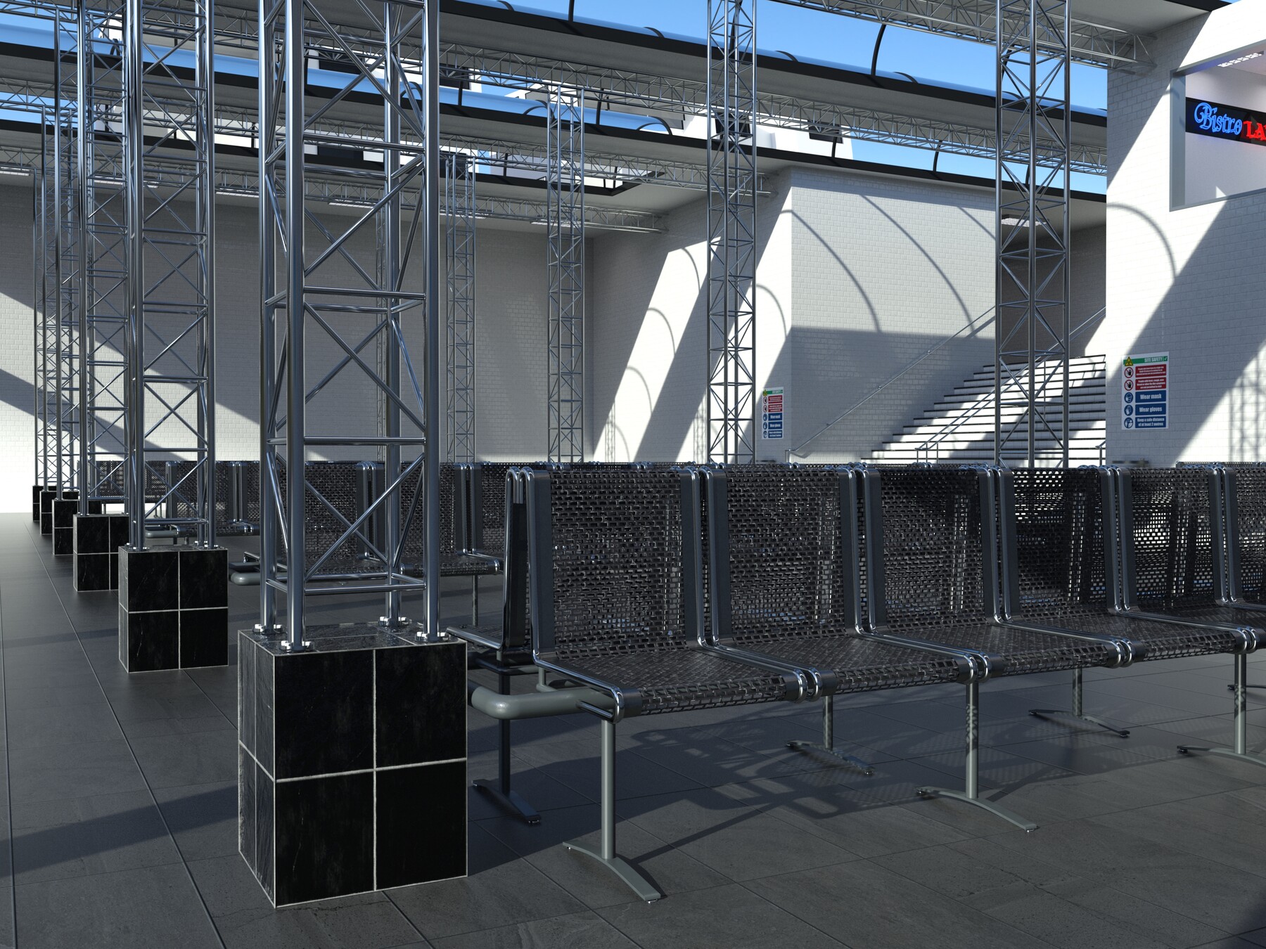 ArtStation - Waiting Hall | Game Assets