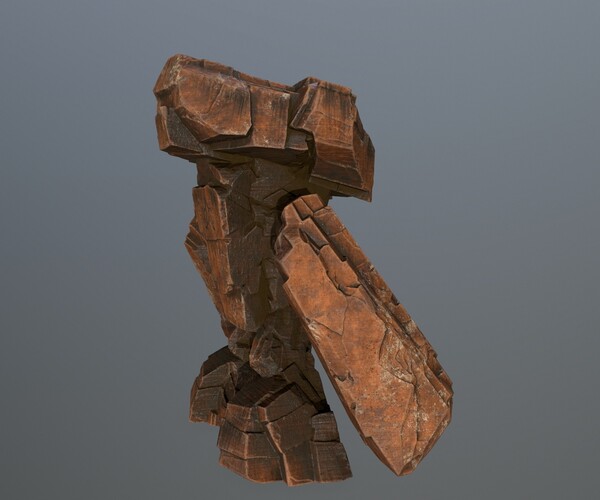 ArtStation - rock monster | Game Assets