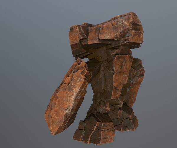 ArtStation - rock monster | Game Assets