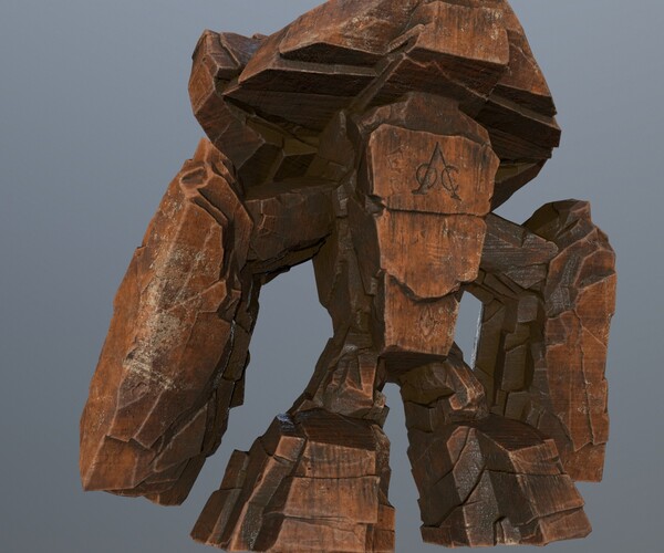 ArtStation - rock monster | Game Assets